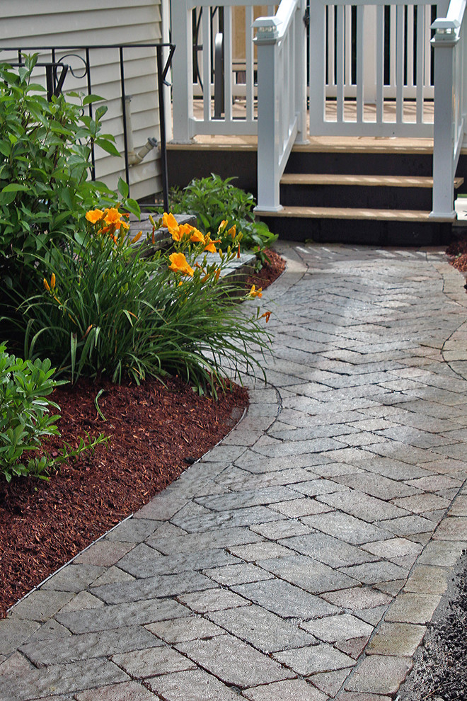 FRONT WALKWAY AND SIDE ENTRANCE Lancaster, MA - Veranda - Boston - by ...