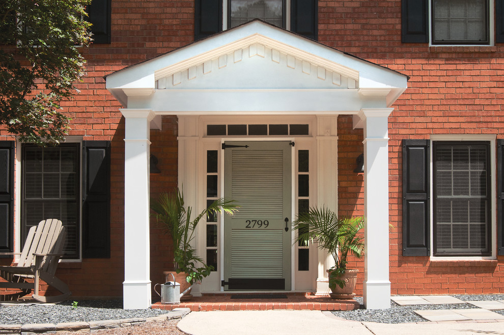 Gable Roof Porticos - Traditional - Porch - Atlanta - by Georgia Front ...