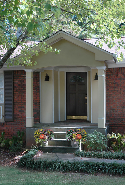 Gable Roof Porticos - Transitional - Verandah - Atlanta - by Georgia ...