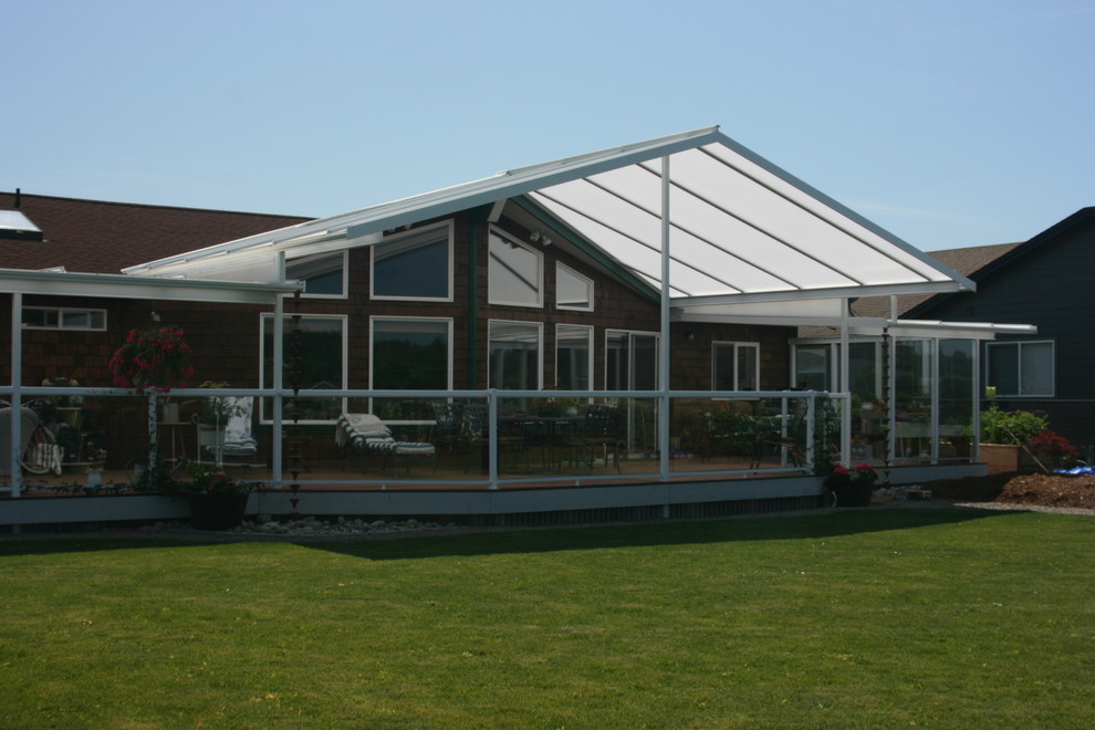 Gabled Roof Style - Contemporary - Porch - Seattle - by Acrylic Patio ...
