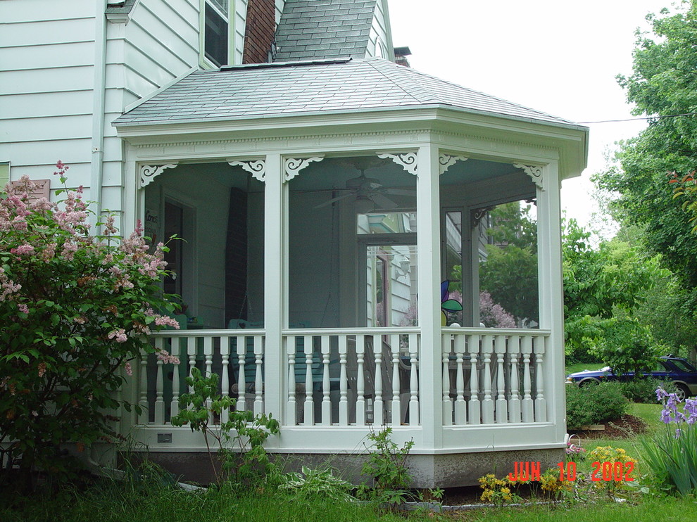 Gingerbread Screened Porch - Traditional - Porch - Other - by ...