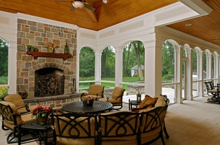 Grand Vision - Traditional - Porch - DC Metro - by SURROUNDS Landscape ...