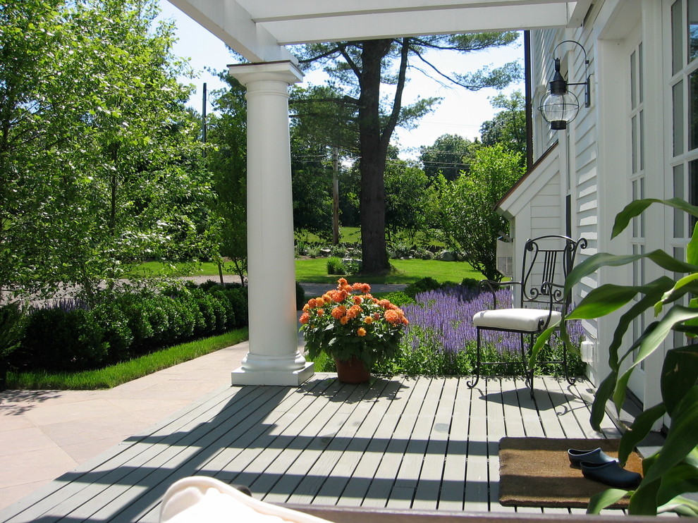 Greek Revival Dover - Transitional - Porch - Boston - by Raymond ...