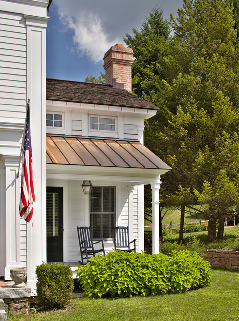 Greek Revival Home - Traditional - Verandah - New York - by DeGraw ...