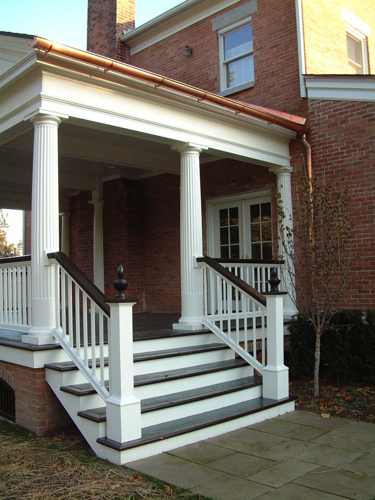 GREEK REVIVAL PORCH ADDITION - Traditional - Porch - Detroit - by ...