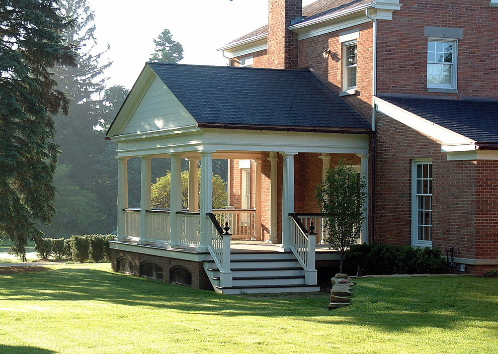 GREEK REVIVAL PORCH ADDITION - Traditional - Porch - Detroit - by ...