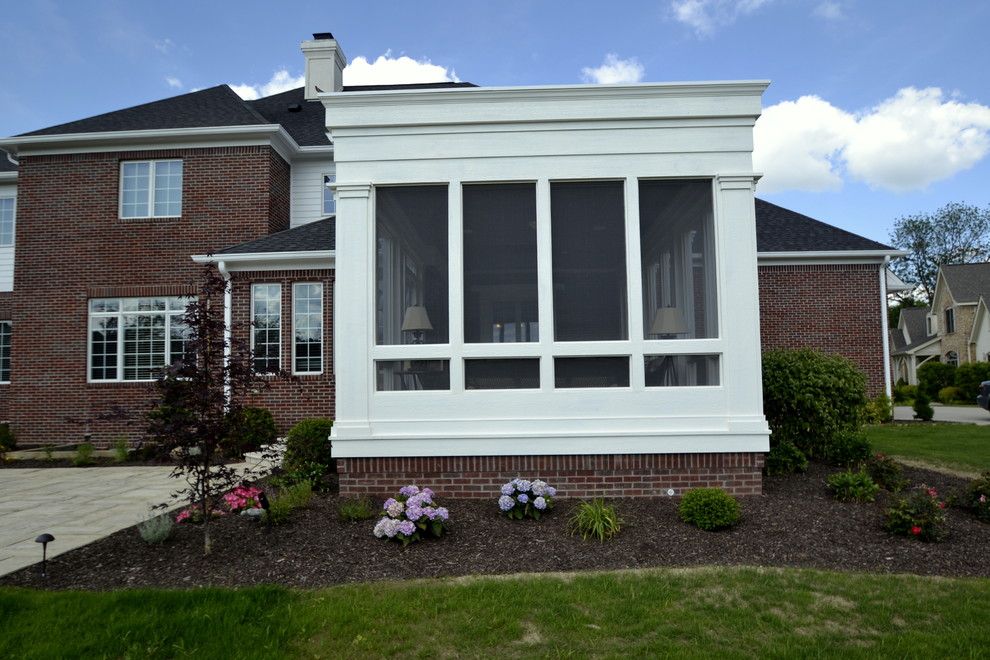 Greek Revival Screen Porch - Veranda - Indianapolis - by Finishing ...