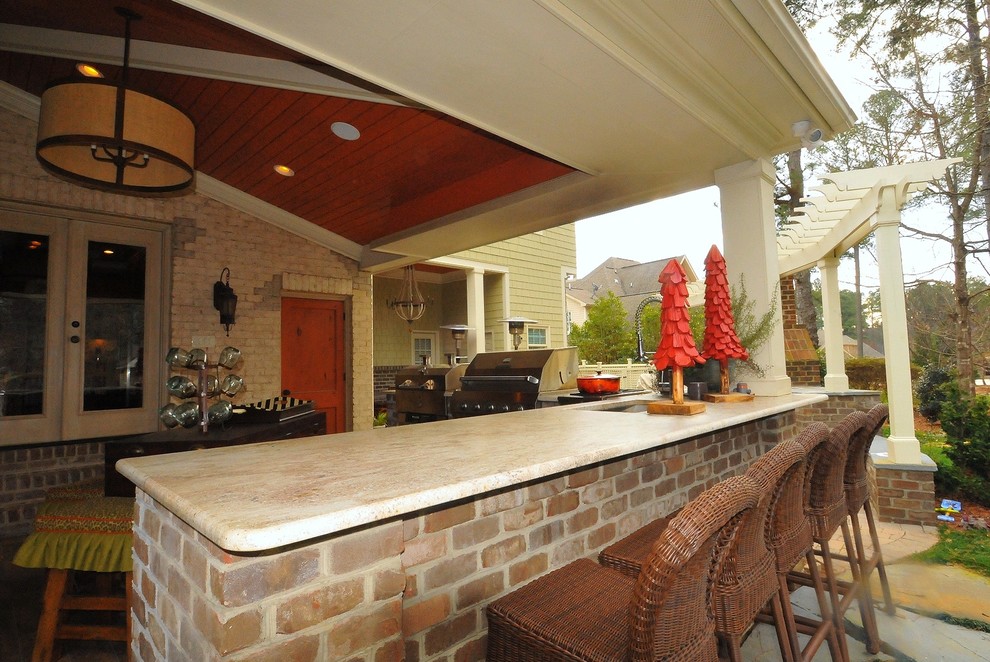 Griffin Outdoor Living Space - Traditional - Porch - Raleigh - by EMK ...