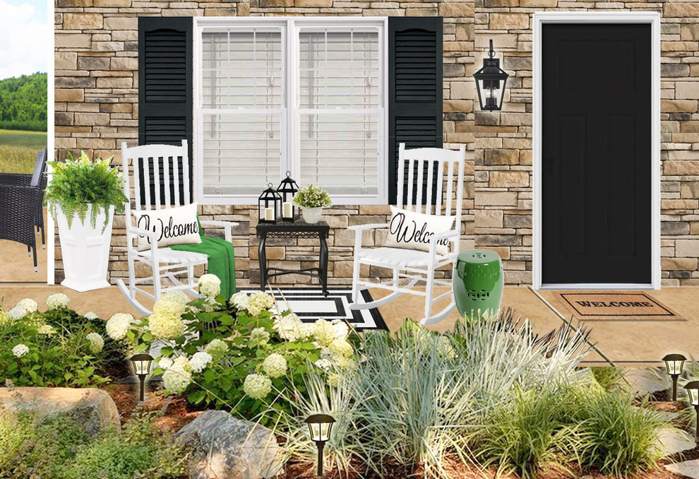 Hamptons Front Porch - Farmhouse - Porch - Seattle - by Black Cat ...