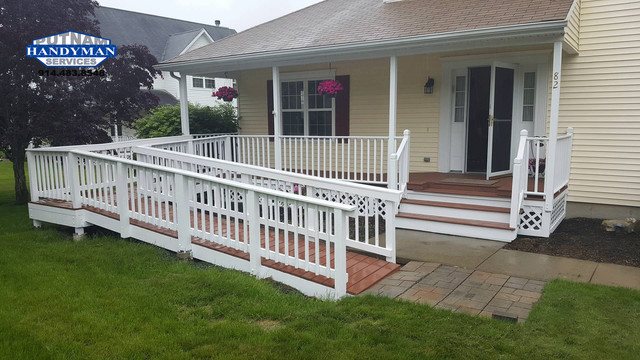 Handicapt ramp, paint and stain - Contemporary - Verandah - New York ...