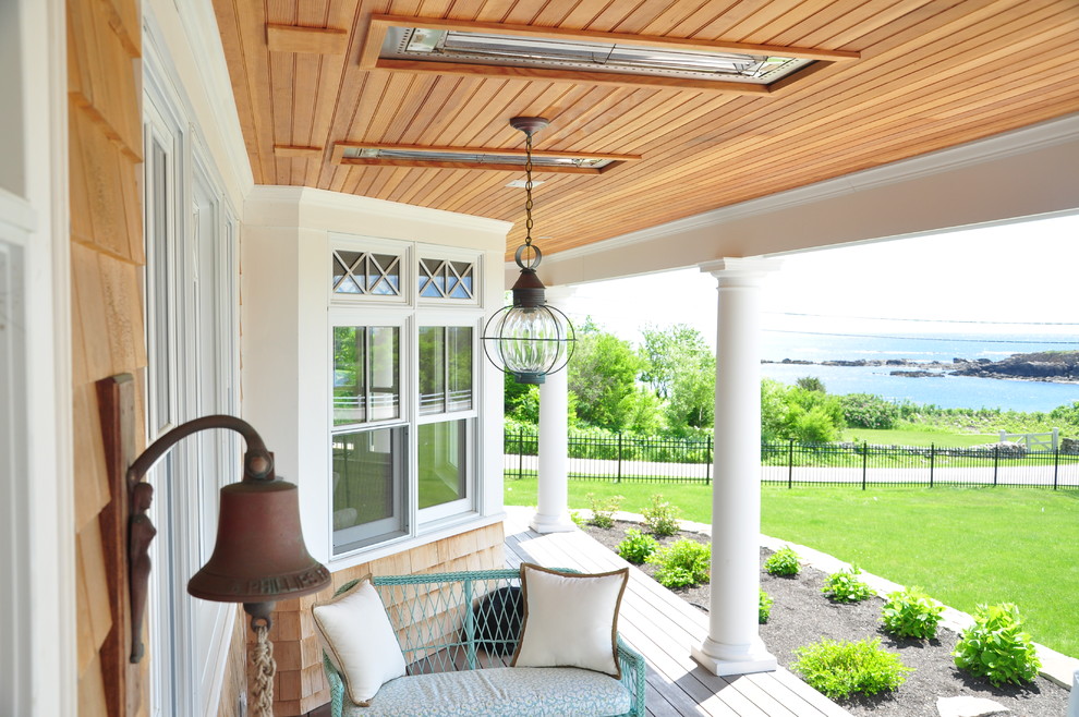 Hanging lights - Beach Style - Porch - Philadelphia - by Copper Lantern ...
