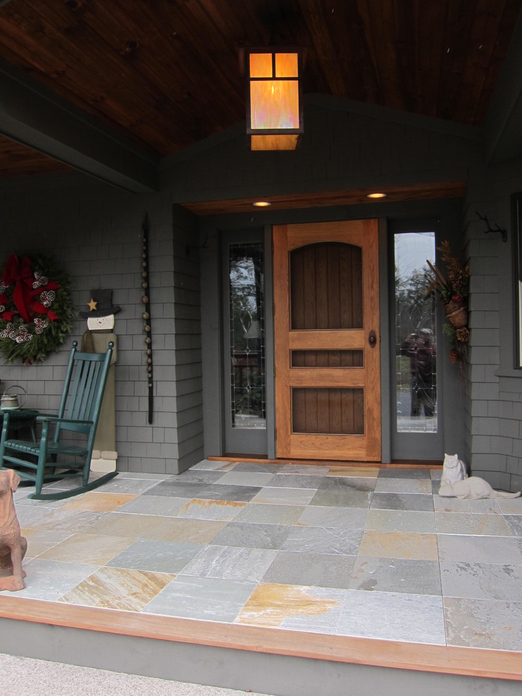 Harbor Haven Entry Porch Makeover - Traditional - Veranda - Manchester ...
