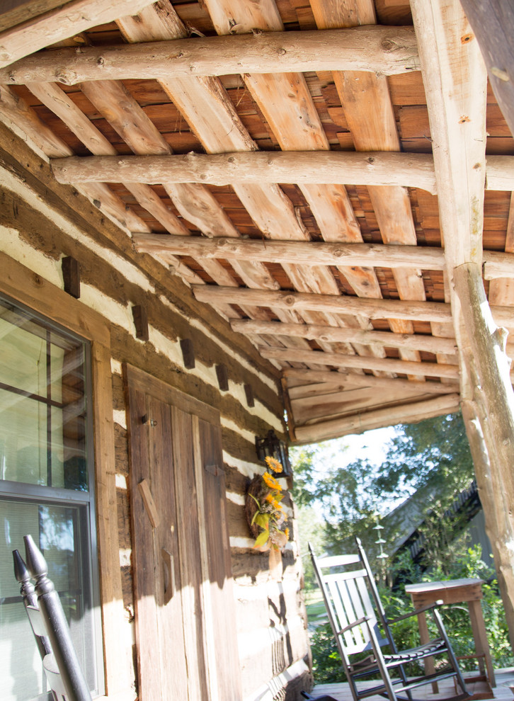 Hartfield - Log Cabin - Rustic - Porch - Austin - by Round Top Home ...
