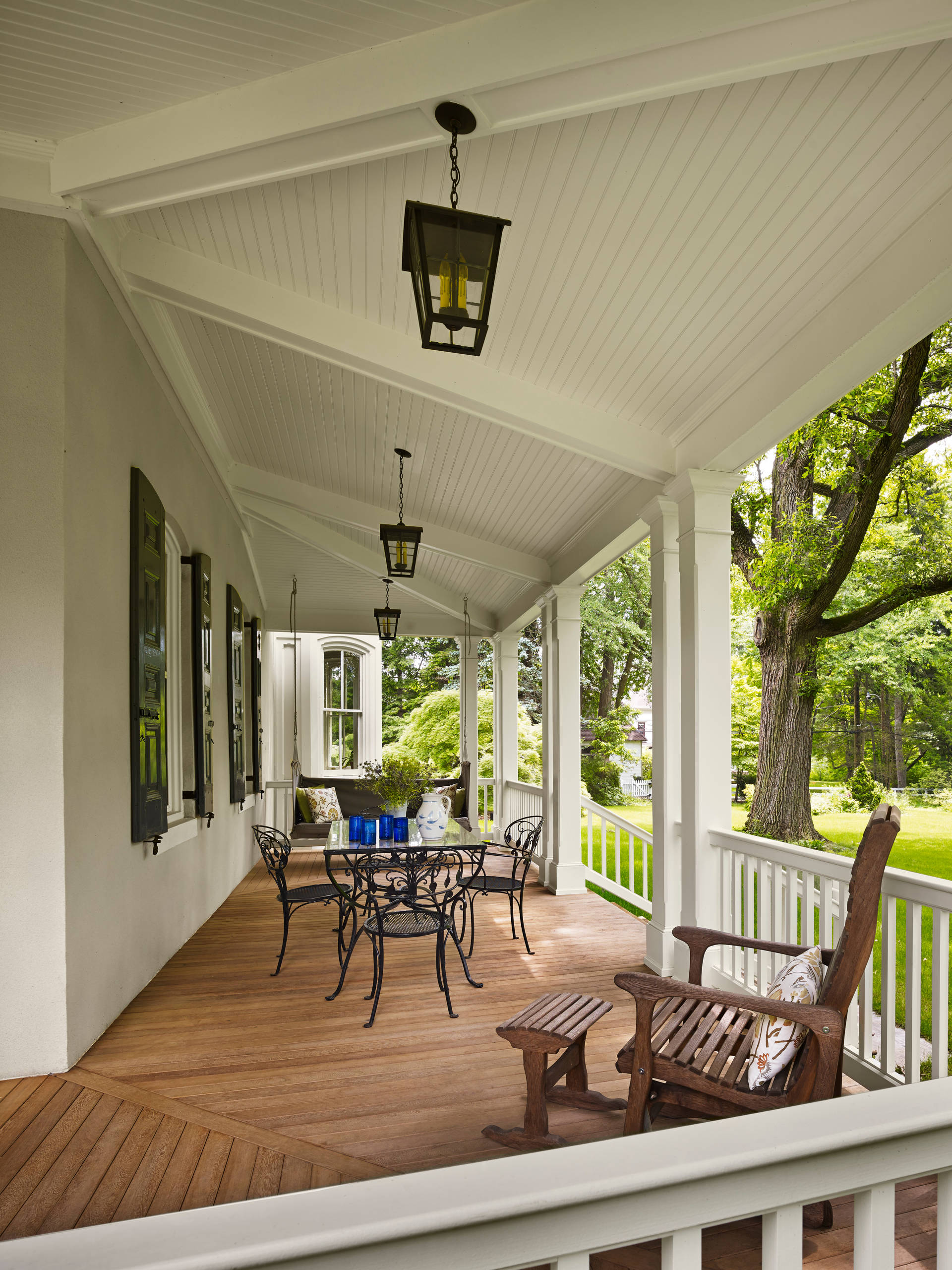 Open Rafter Porch Ceiling | Shelly Lighting