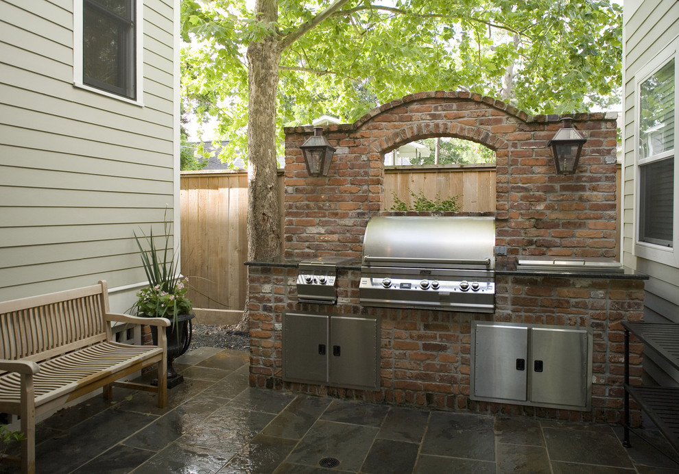 Heights Craftsman - Craftsman - Patio - Houston - by Brickmoon Design ...
