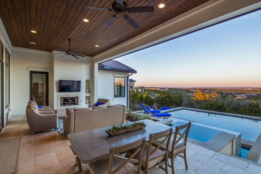 Hillside Spanish Colonial - Klassisch modern - Veranda - Austin - von ...