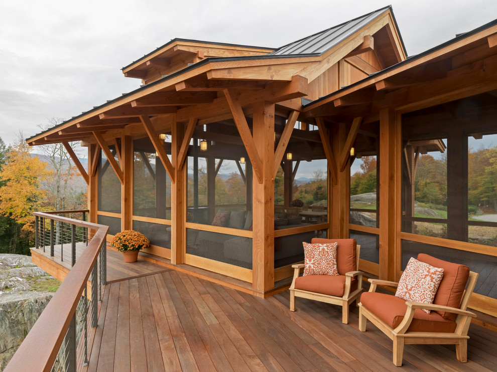 Hilltop - Rustic - Porch - Burlington - by Cushman Design Group | Houzz
