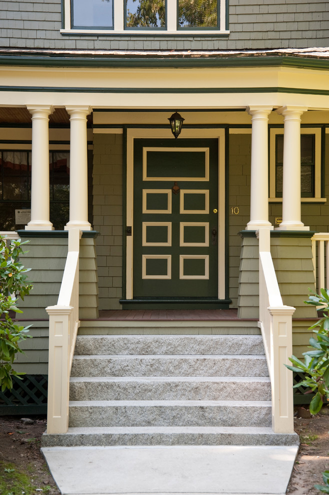 Historic Victorian Porch Re-build - Porch - Boston - by Don Foote ...