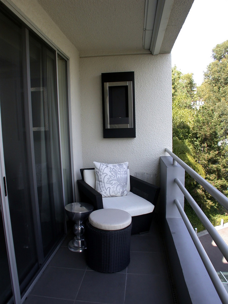 Hollywood Modern Condominium - Modern - Balcony - Los Angeles - by ...
