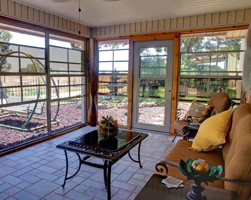 Interior Photos of Porch Enclosures - Traditional - Veranda - Houston ...