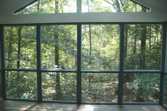 Ivoryton, CT stunning screened porch and deck combination - Traditional ...