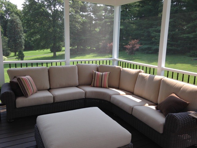 Jennifer Court Screened In Porch & Deck - Traditional - Veranda - DC ...