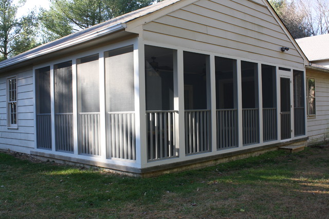 Kid Friendly Screened Porch - Traditional - Veranda - DC Metro - by ...
