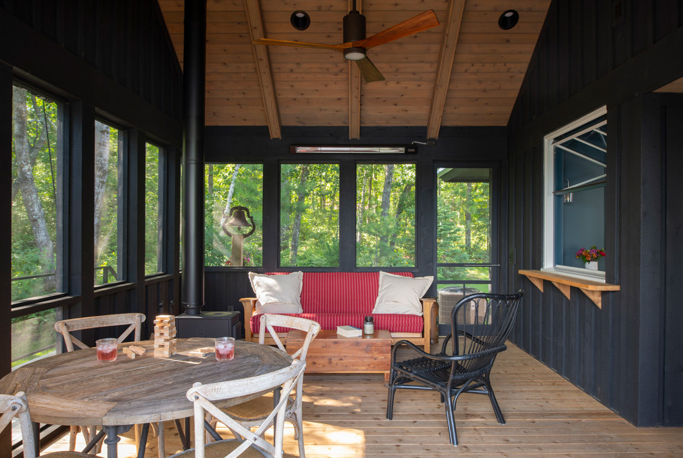 Kimble Cabin - Rustic - Porch - Minneapolis - by Rehkamp Larson ...