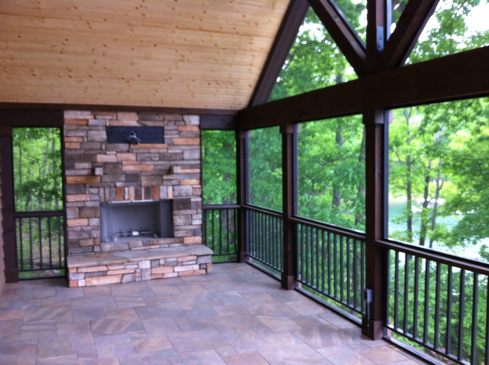 Lake Norman Screened Porch - Porch - Charlotte - by Premier Building ...