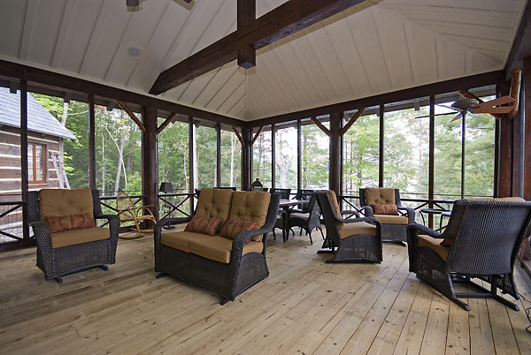 Lakefront Cabin - Traditional - Veranda - Atlanta - by The Berry Group ...