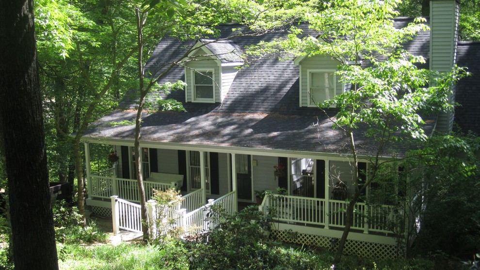 Large Colonial Style Front Porch - Traditional - Porch - Atlanta - by ...