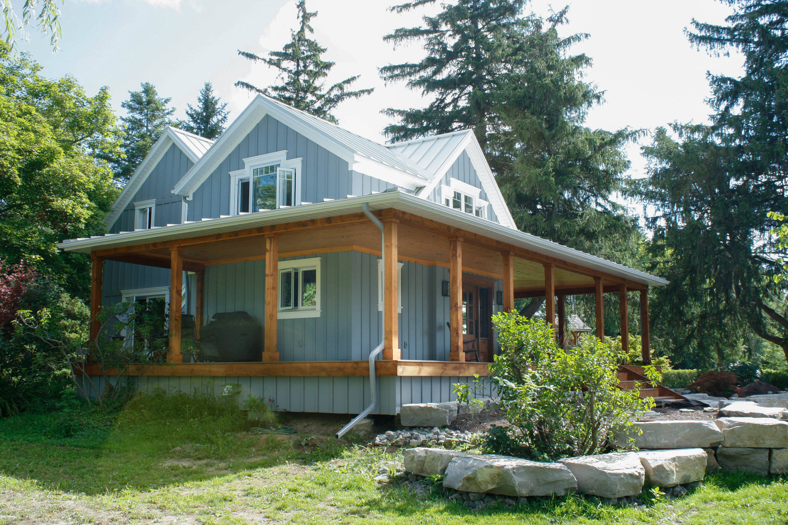Country House With Wrap Around Porch