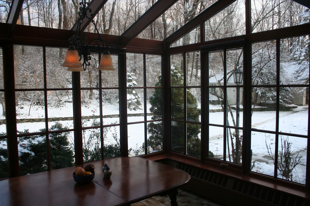 Lean-to interior - Traditional - Porch - Philadelphia - by Conservatory ...