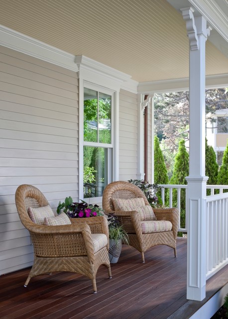 Maine Harborside Victorian - Traditional - Veranda - Portland Maine ...