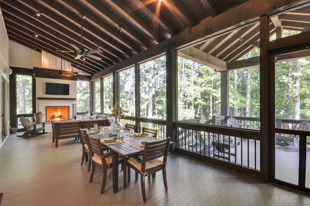 Marietta Luxury Custom Home - Farmhouse - Porch - Atlanta - by Cooper ...