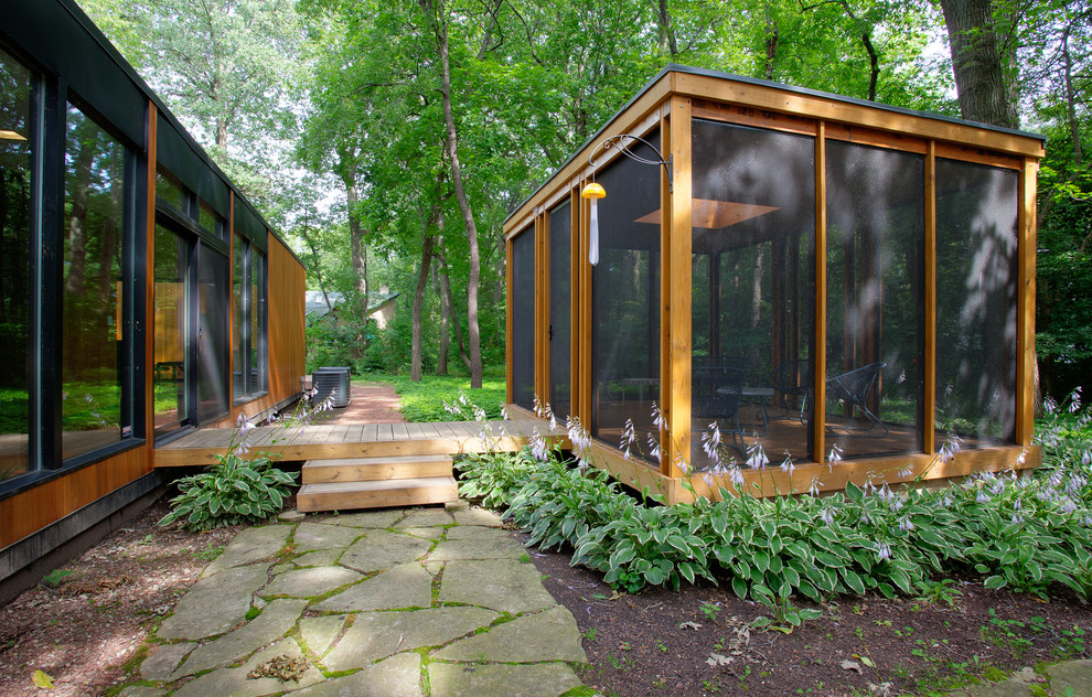 MCM Renovation Mt Pleasant - Midcentury - Porch - Milwaukee - by ...