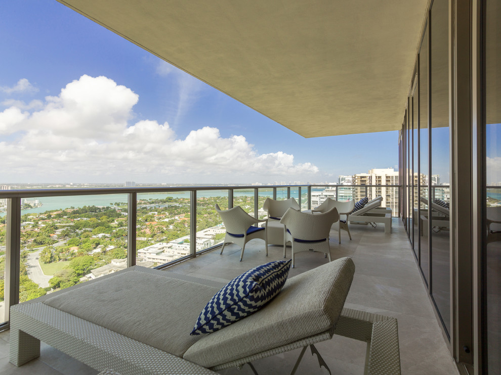Miami Contemporary - Beach Style - Balcony - Miami - by Susan Gail ...