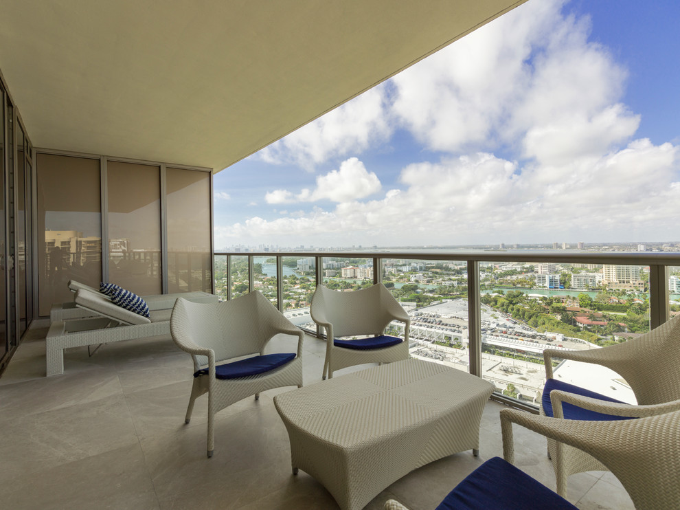 Miami Contemporary - Beach Style - Balcony - Miami - by Susan Gail ...