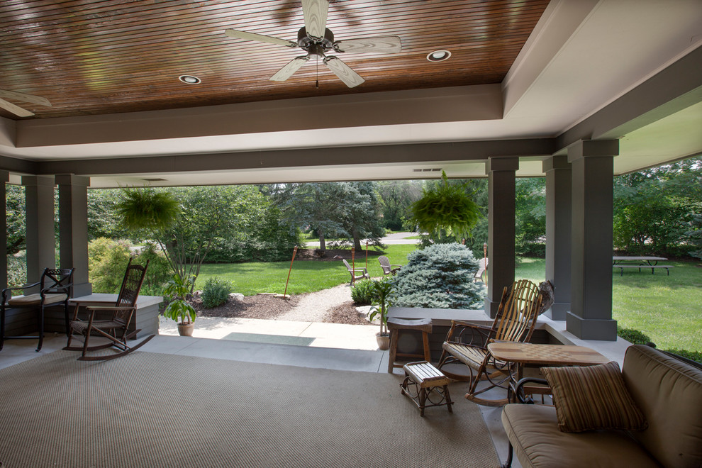 Midwest Craftsman Style Porch (Columbus OH) - Craftsman - Porch ...