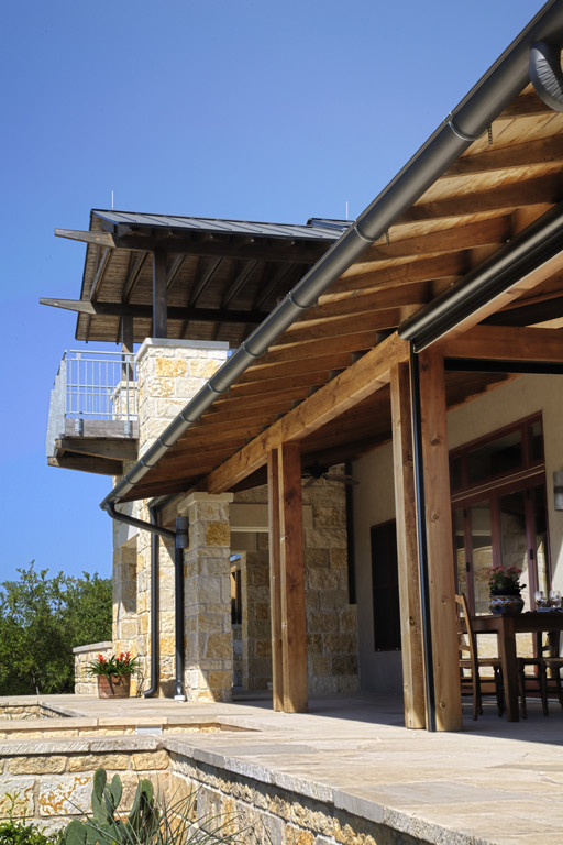 Mirador Back Porch - Traditional - Porch - Austin - by Black + Vernooy ...