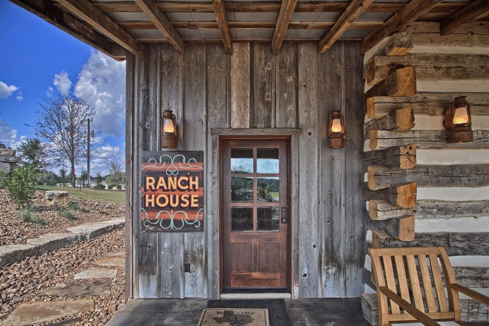 MM Ranch Lake House - Rustic - Porch - Austin - by Timber & Stone ...