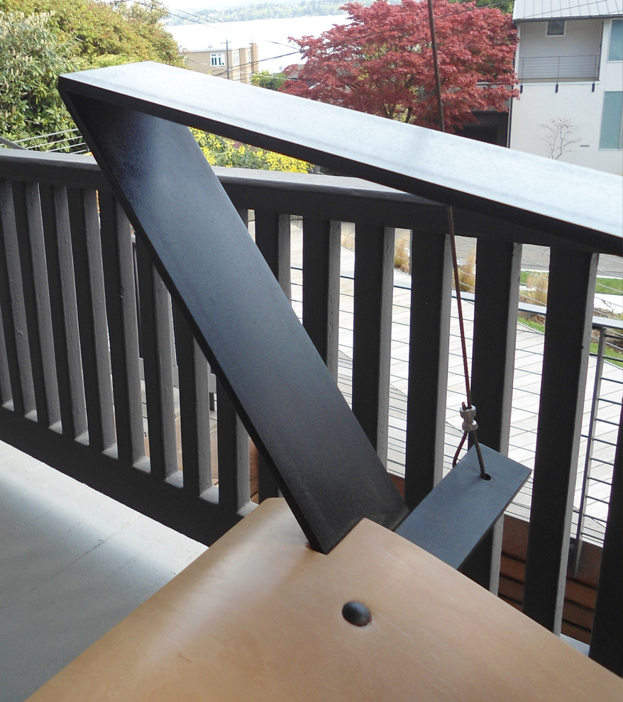 Modern Porch Swing - Modern - Porch - Seattle - by Weld and Glue | Houzz
