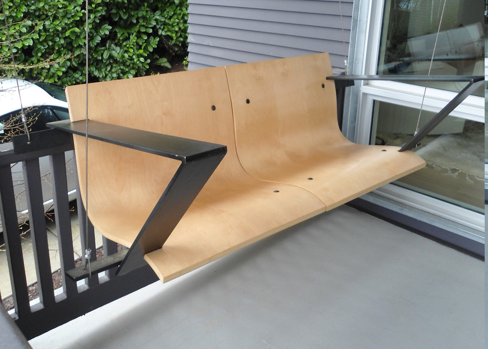 Modern Porch Swing - Modern - Porch - Seattle - by Weld and Glue | Houzz