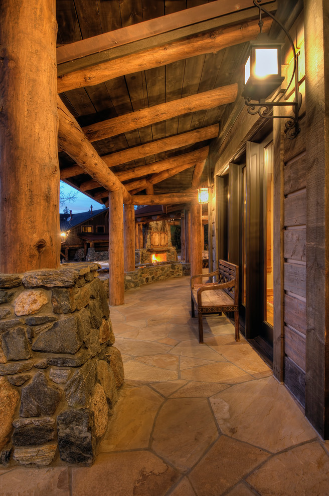 Mountain Ranch - Rustic - Porch - Denver - by LANDMARK TRADITIONS | Houzz