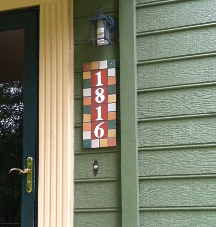 Multi-Tile Address Plaque - Traditional - Porch - Richmond - by ...