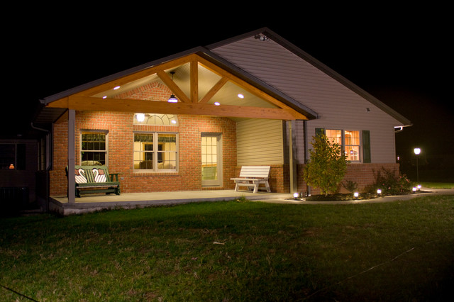 Myerstown Timber Truss Porch - Traditional - Veranda - Philadelphia ...