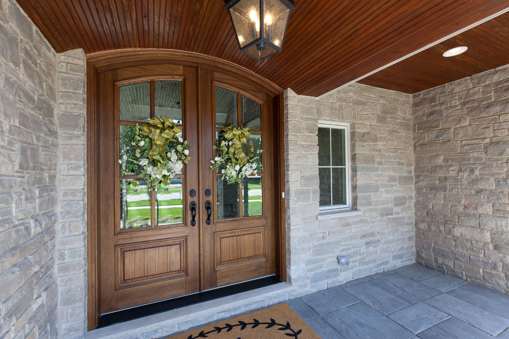 Nantucket front door - Transitional - Porch - Chicago - by Meyer Design ...