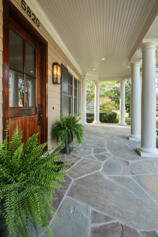 Nantucket-style custom home - Traditional - Porch - DC Metro - by ...
