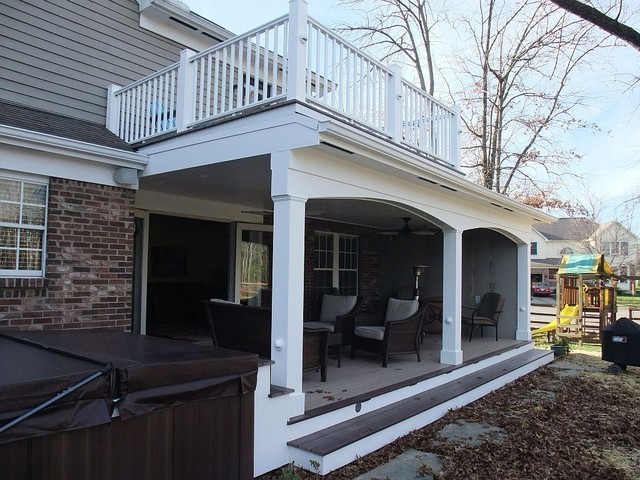 Nesbit Two Story Porch - Traditional - Veranda - Cincinnati - by O ...