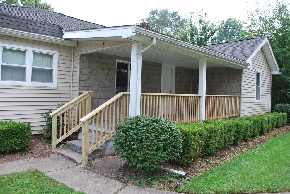 New Front Porch - Traditional - Porch - Detroit - by Sharper Homes, Inc ...